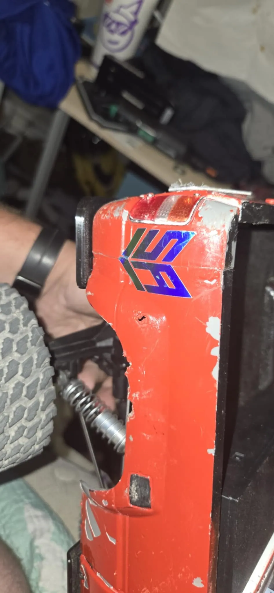 Pare-chocs arrière pour RC4WD Xtracab sur châssis VS410 - Modèle d ...