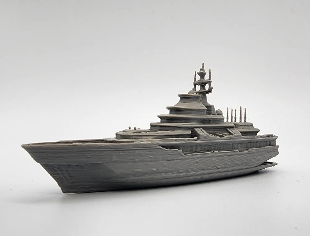 Mega-Yacht Benchmark No Supports - Free 3D Print Model - MakerWorld