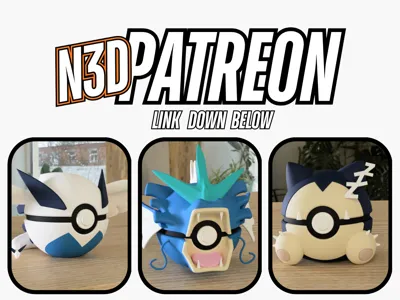 Ultra Ball (Hisui) by N3D MakerWorld: Download Free 3D Models