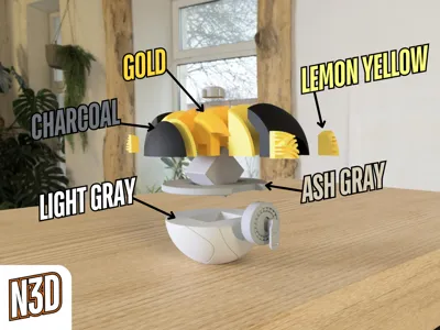 Ultra Ball (Hisui) by N3D - MakerWorld