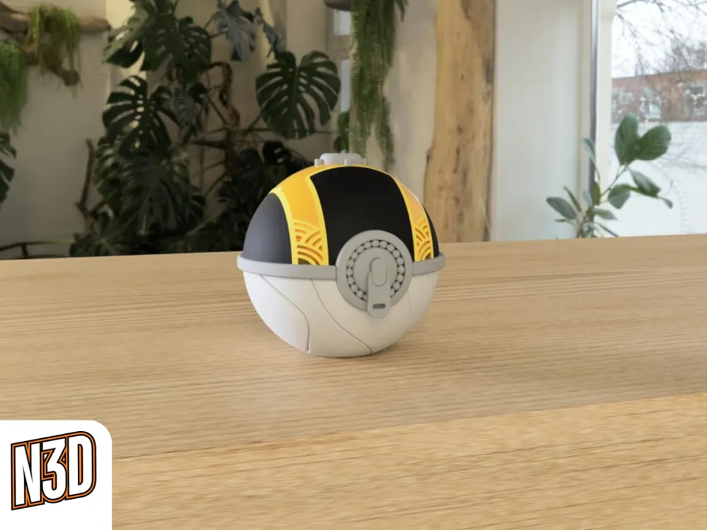 Ultra Ball (Hisui) - Free 3D Print Model - MakerWorld