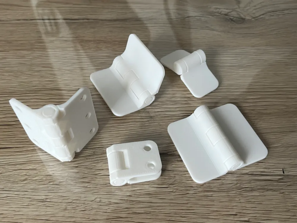 Rounded Hinge (print in place) by Roekels - MakerWorld