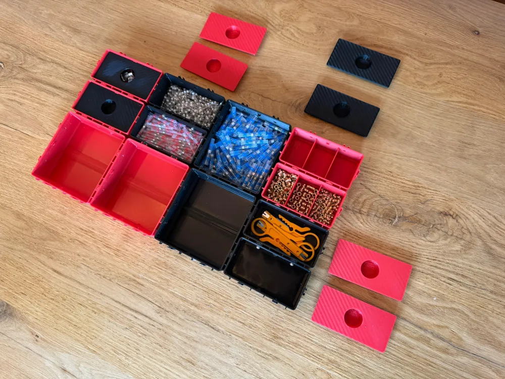 Modular extendable containers - V1 by b03tz3D - MakerWorld