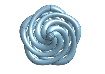 Helix petal spinning top - Free 3D Print Model - MakerWorld
