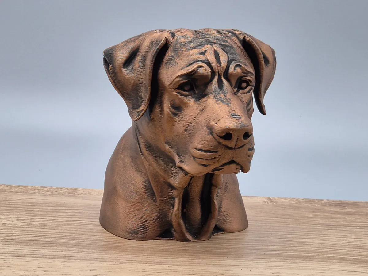 Bull Arab Dog Bust - Free 3D Print Model - MakerWorld