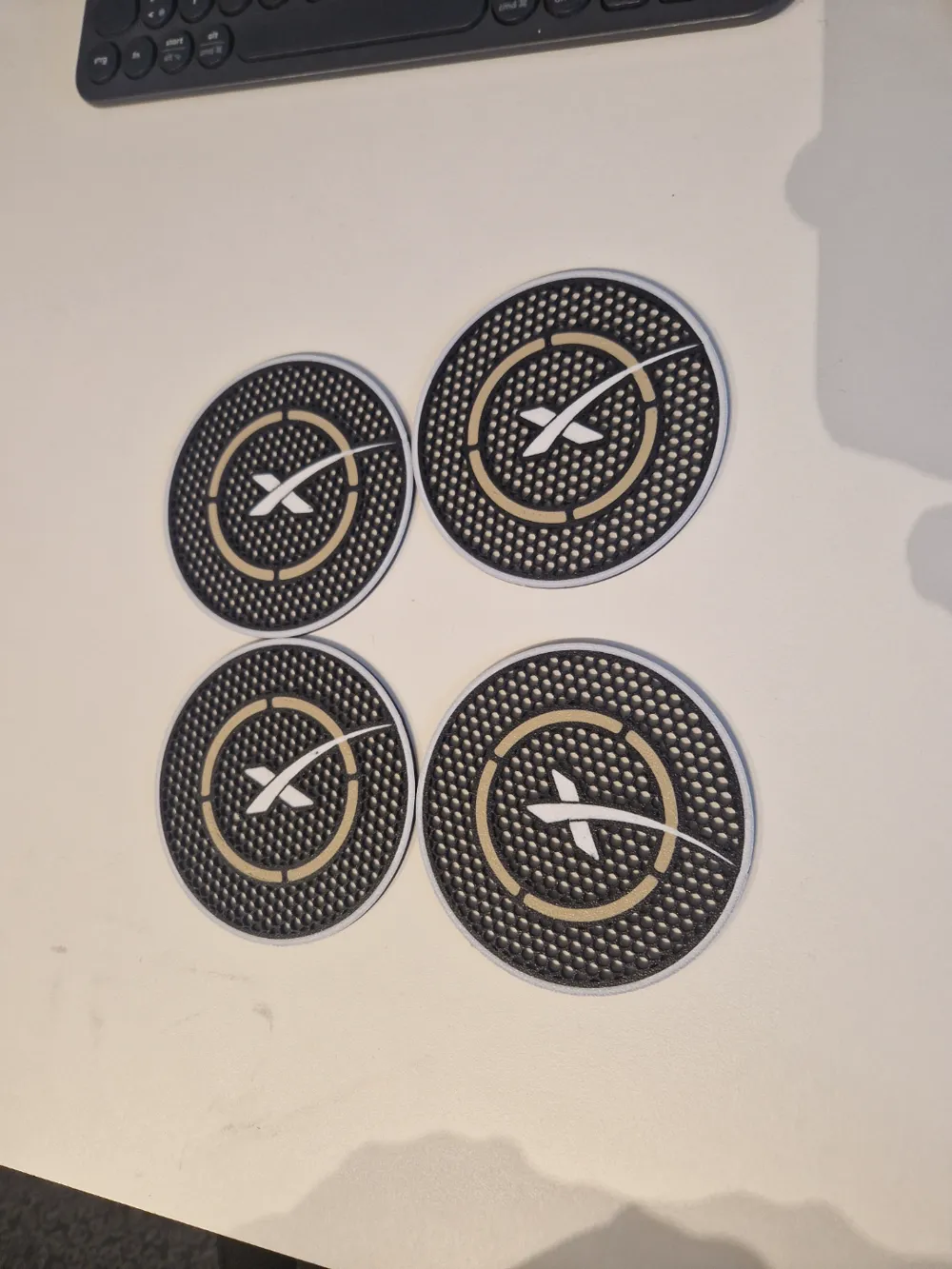 SpaceX coaster Landing Pad lightweight multicolor Remixed by MiMü ...