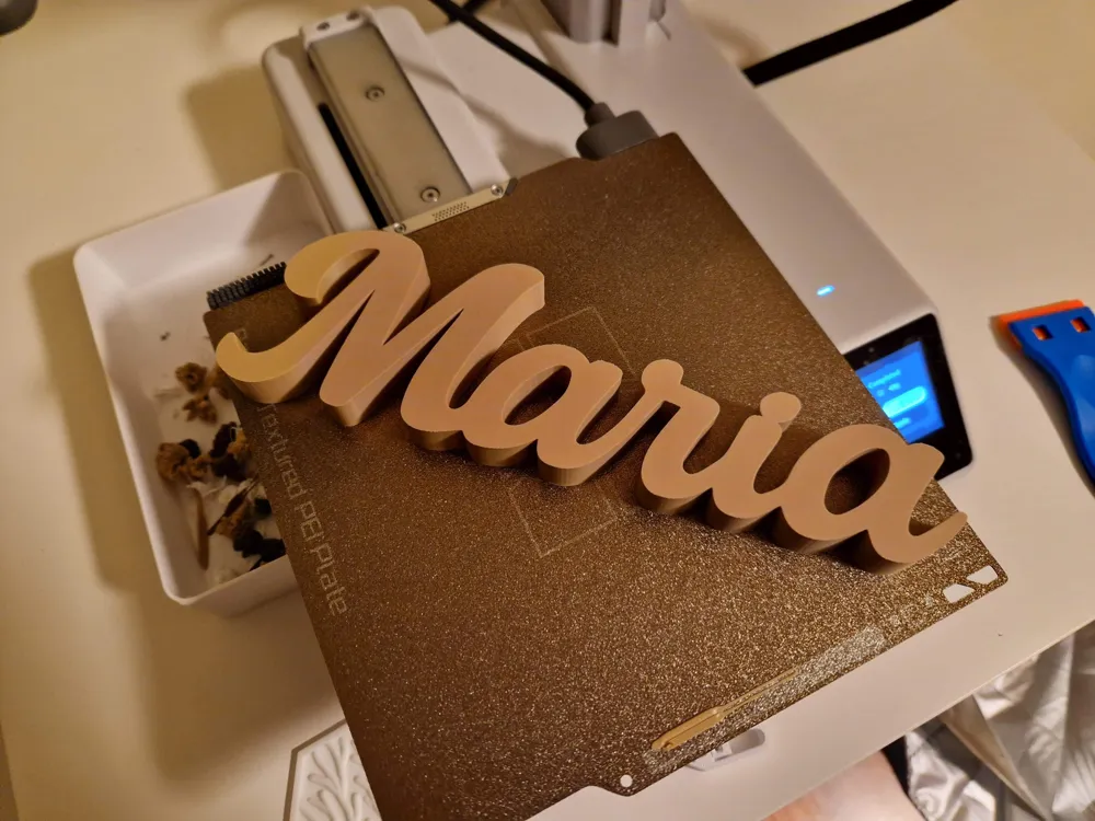 Maria name decoration by queimadus MakerWorld: Download Free 3D Models