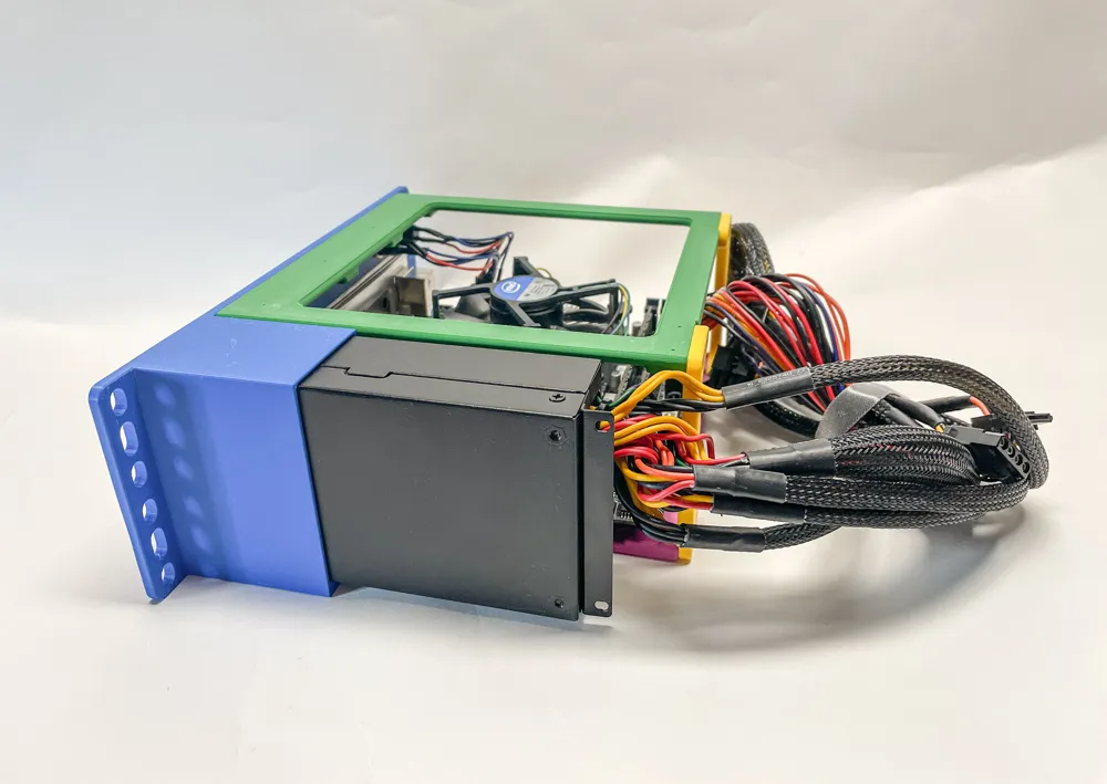 2U 10 Inch Rackmount Mini-ITX + Flex ATX Enclosure - Free 3D Print ...