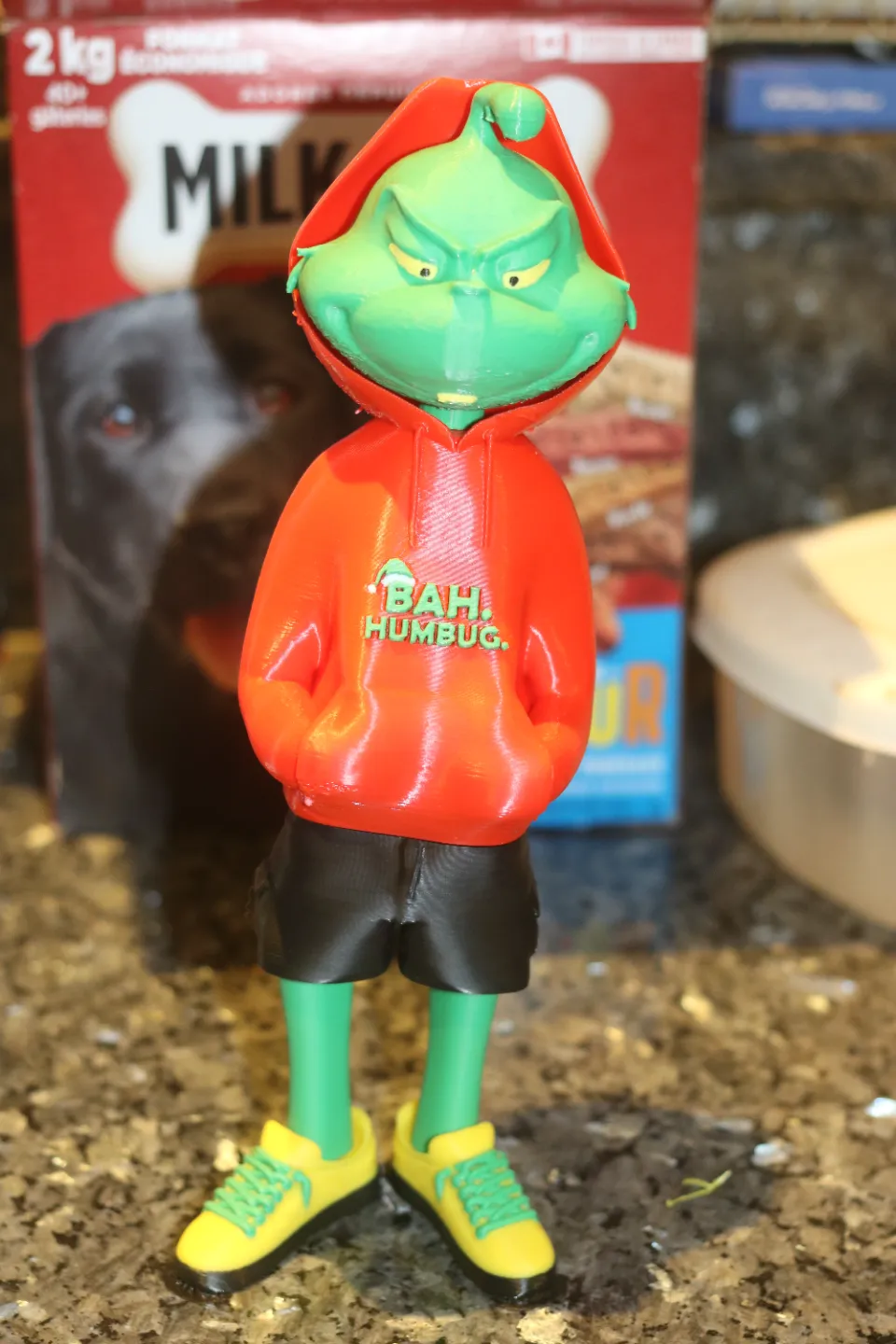 URBAN BUGS BUNNY GRINCH HEAD & LOGO FOR BUGS BODY - Free 3D Print Model ...