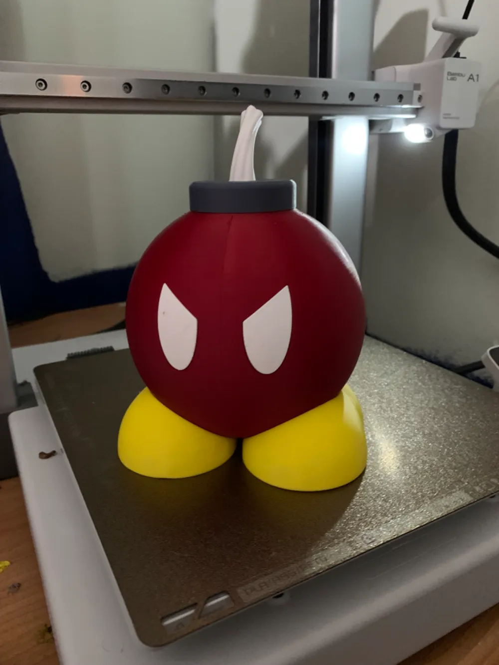 Bob-Omb: Multi-Color, No AMS - Free 3D Print Model - MakerWorld