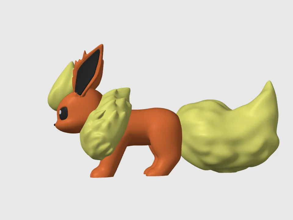 Flareon Multicolor by entroisdimensions_figurine MakerWorld: Download ...