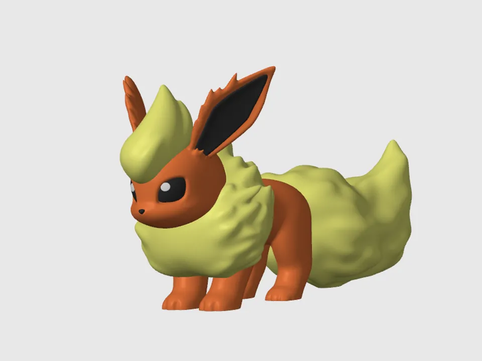 Flareon Multicolor by entroisdimensions_figurine MakerWorld: Download ...