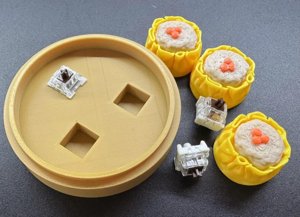 Siu Mai (Pork Dumpling) Fidget Clicker - Free 3D Print Model - MakerWorld