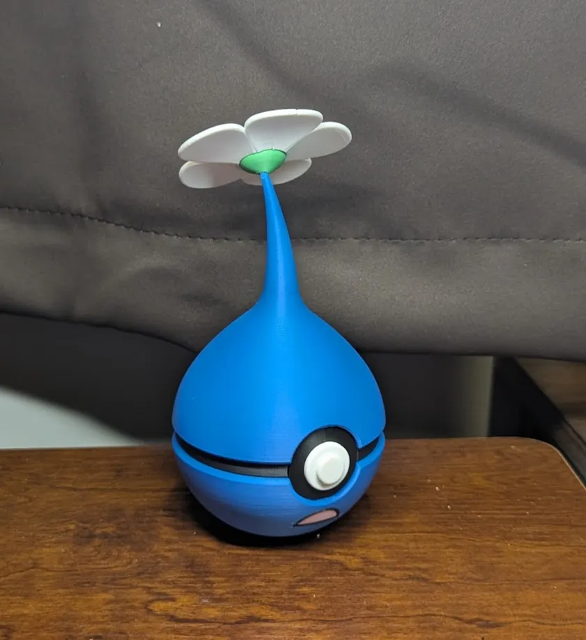 Blue Pikmin Pokeball by saiek MakerWorld: Download Free 3D Models