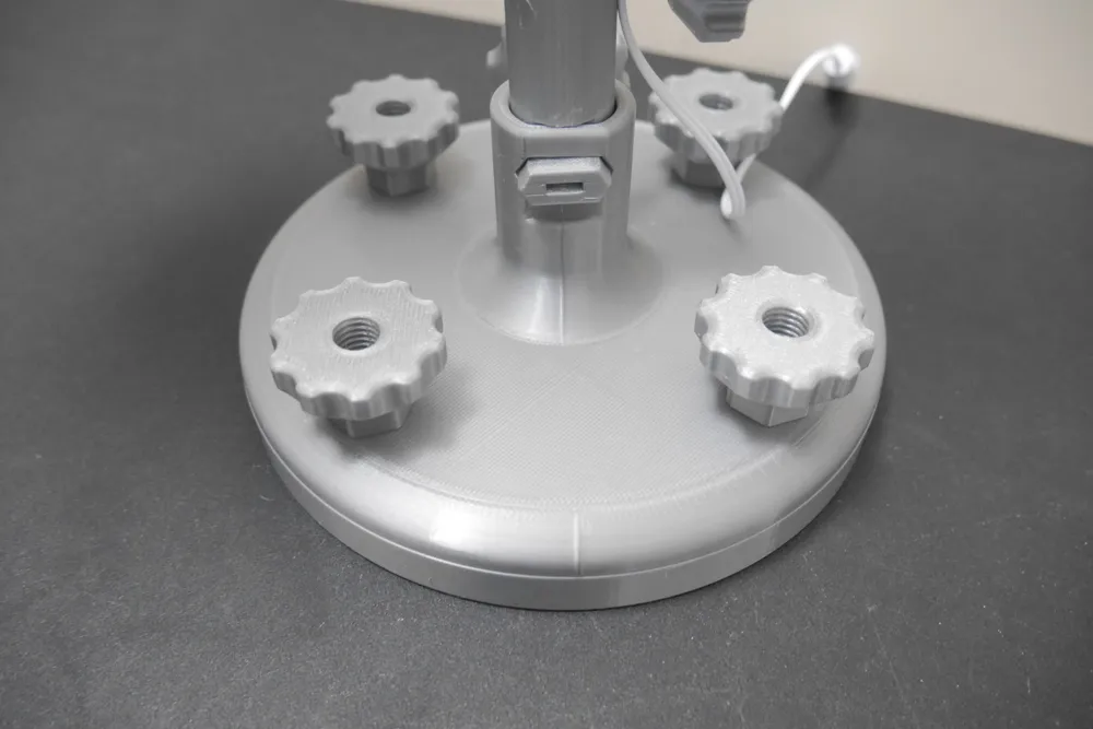 Pulley Lamp - Mechanical Adjustable Desk Light - Free 3D Print Model ...
