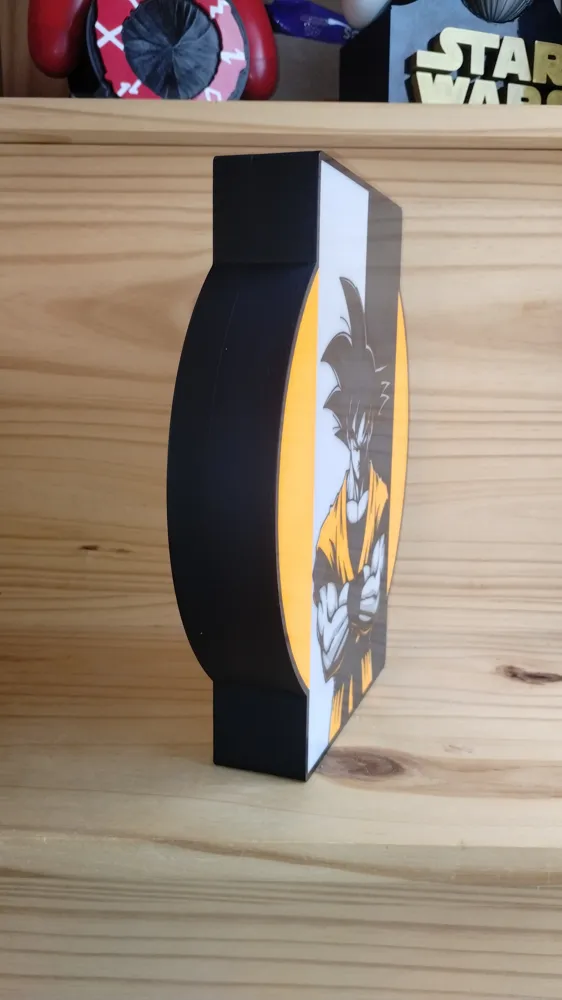 Goku LightBox – Dragon Ball Inspired Lamp by FOXTROT93 MakerWorld ...