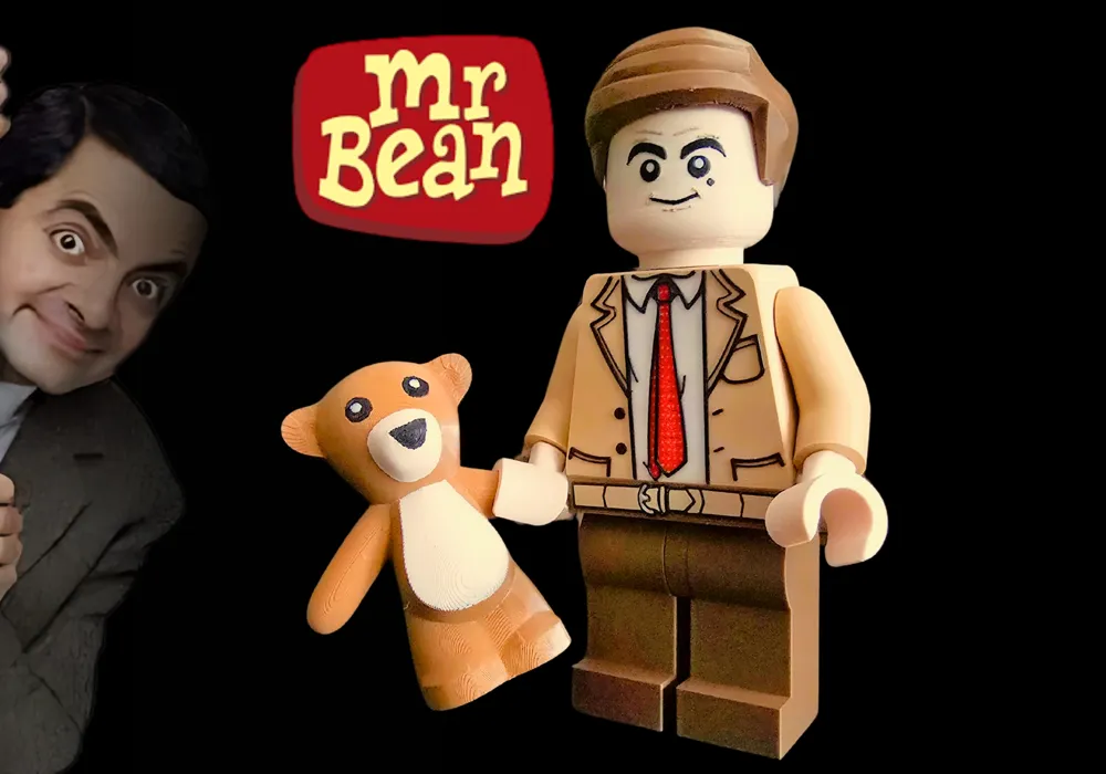 Mr Bean * 500% Scale * Figure by thereallagnor69 MakerWorld: Download Free 3D Models