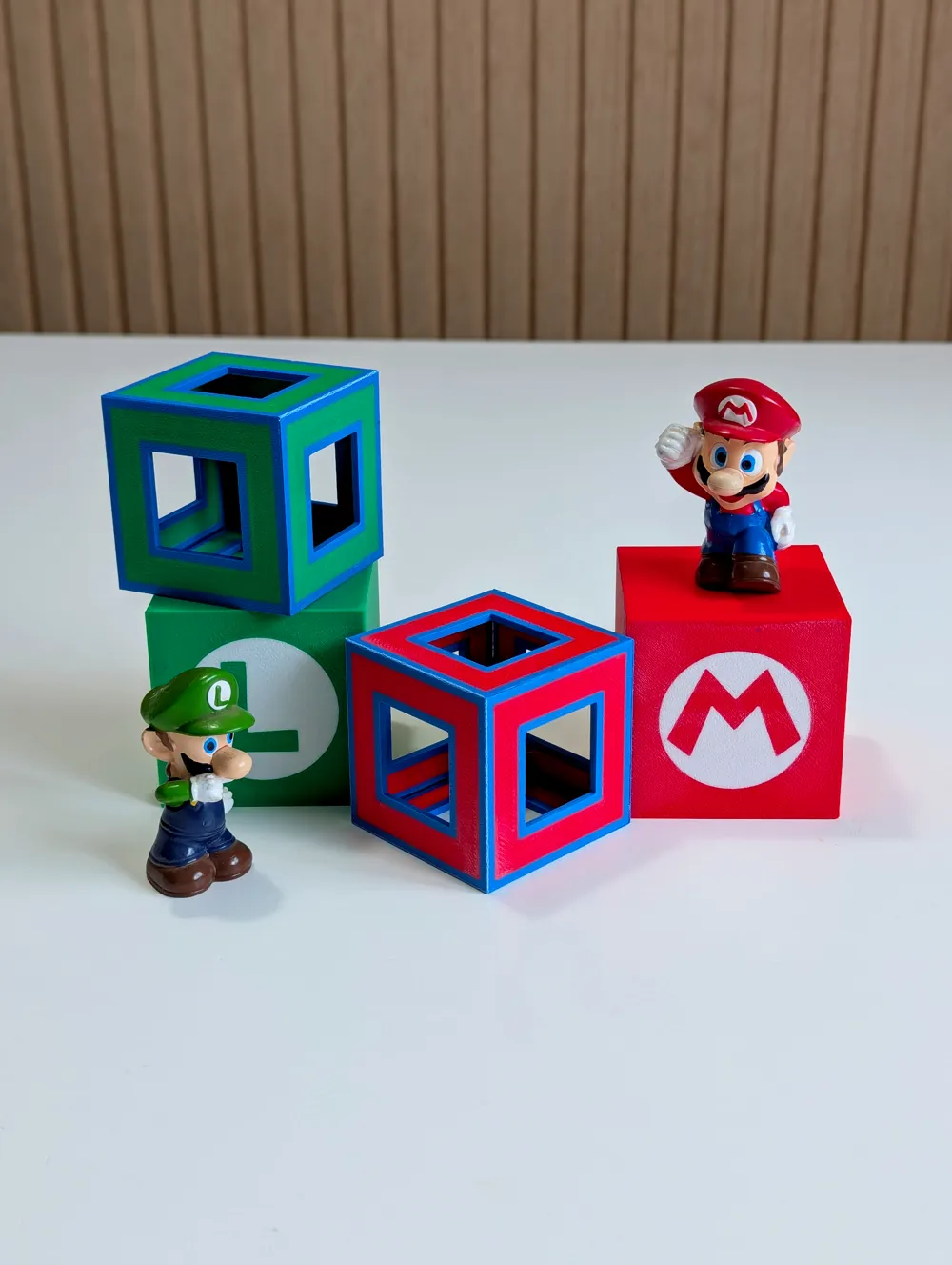 Super Mario and Luigi Cube Colour Swap by mmora MakerWorld: Download ...