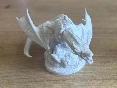 Dragon Queen Miniature Statue - Free 3D Print Model - MakerWorld