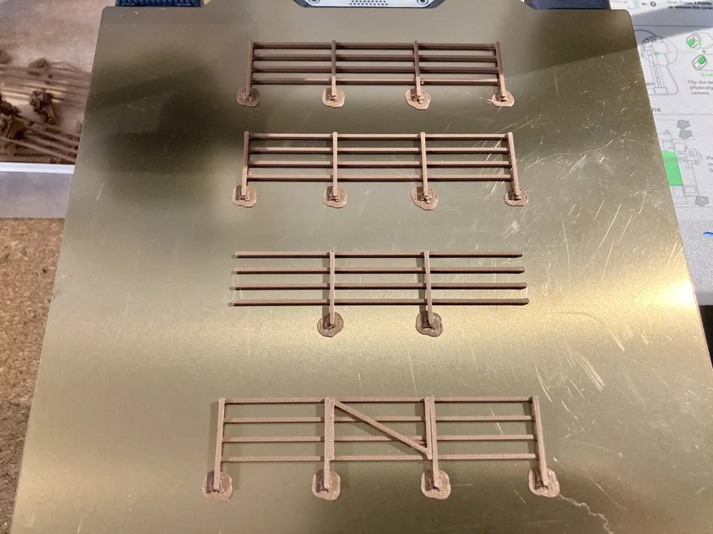 Wood Fence - HO Scale 1/87 by GW_196 MakerWorld: Download Free 3D Models