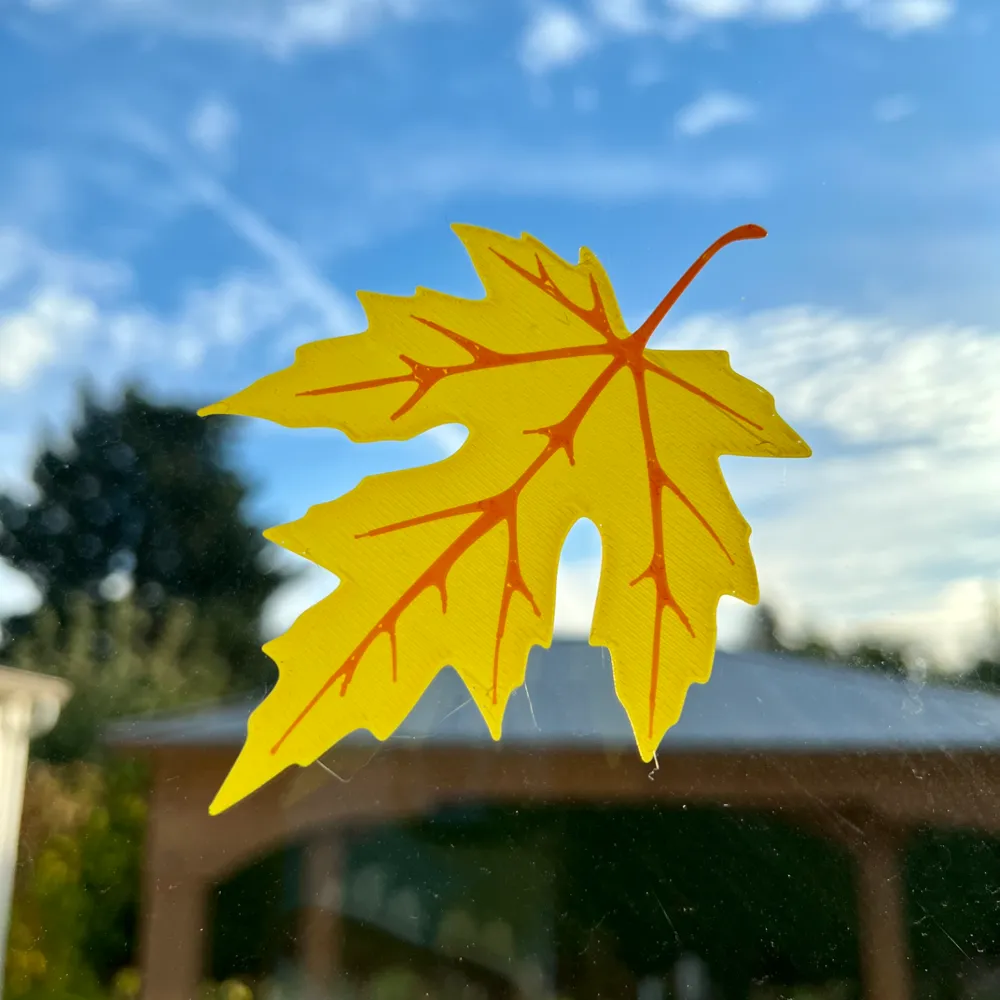 2 Layer Autumn / Fall Leaves Window stickers by NUKDDD - MakerWorld