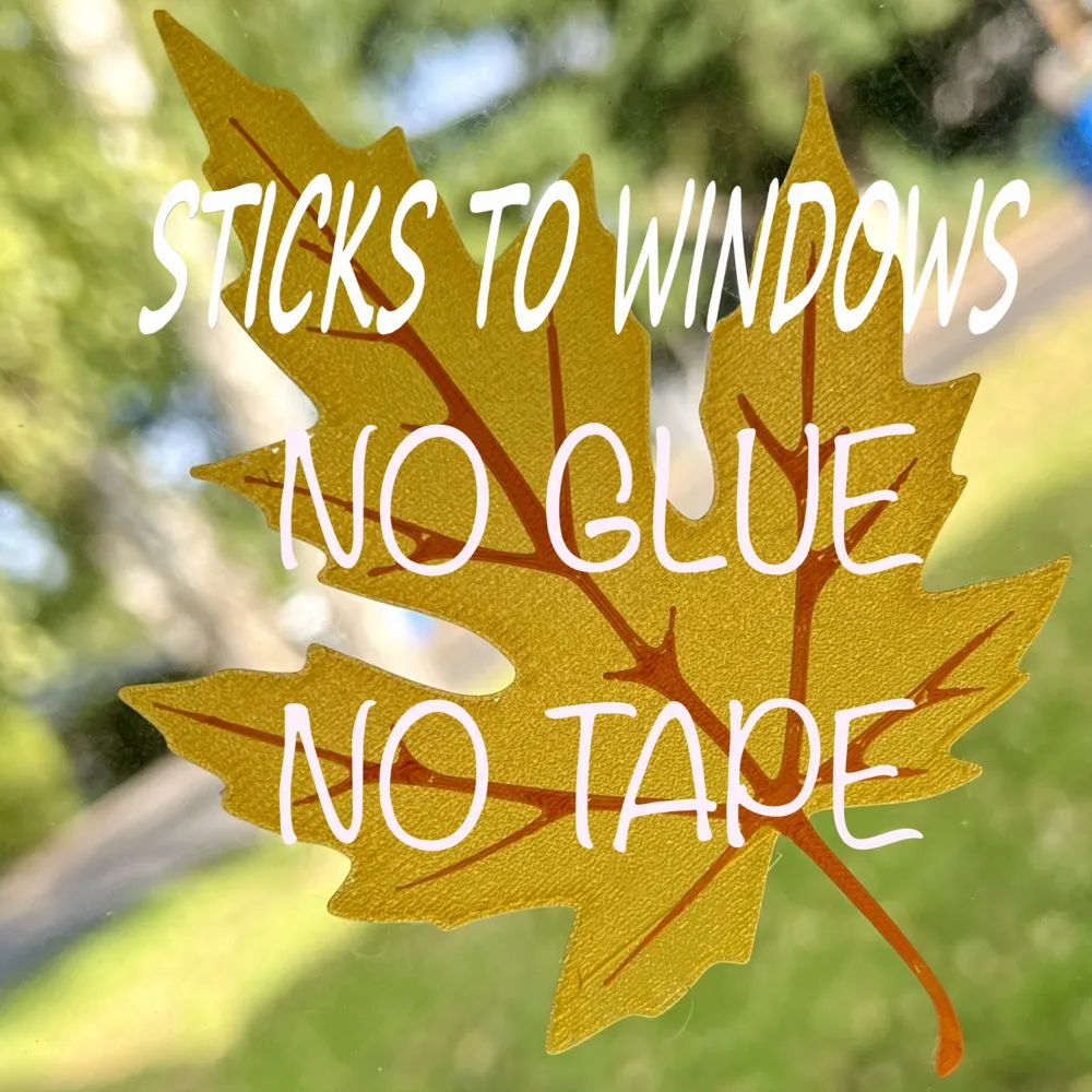 2 Layer Autumn / Fall Leaves Window stickers by NUKDDD - MakerWorld