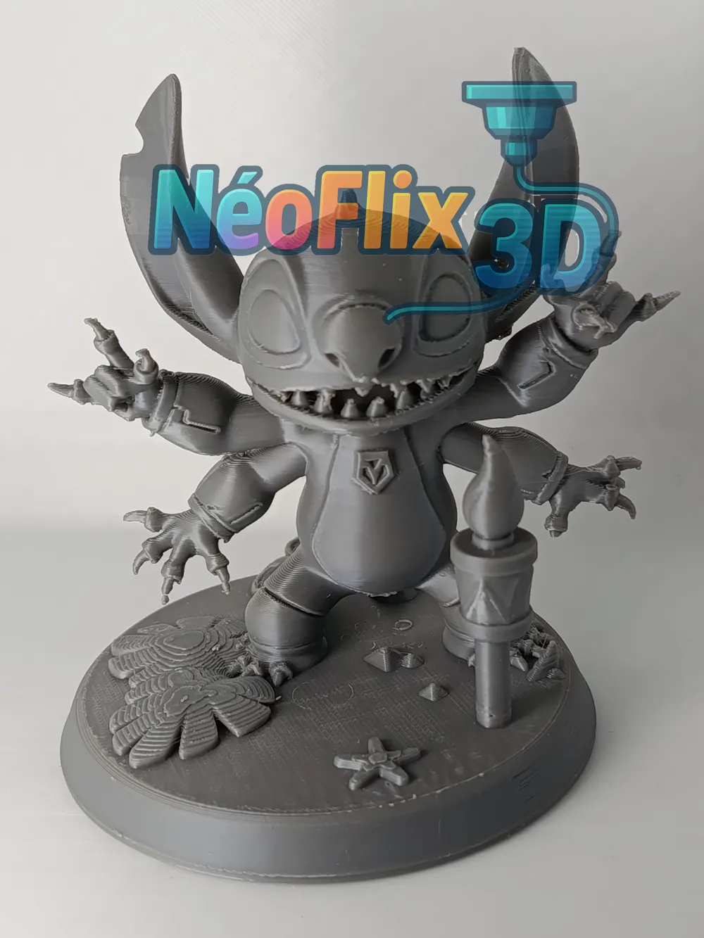 Stitch 4 arms Lilo Stitch monster by Neoflix3d MakerWorld: Download ...