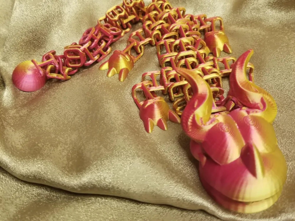Shakaworld3D Chain Mail Dragon by Shakaworld3D - MakerWorld