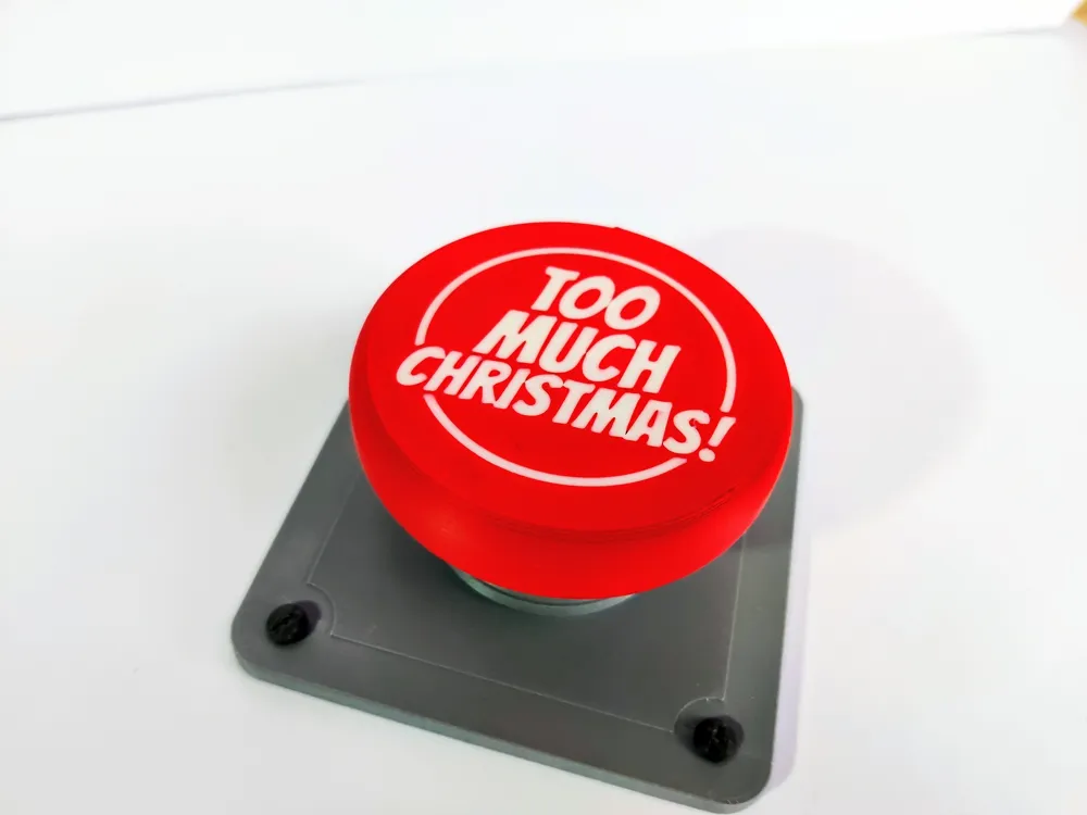 Xmas Panic Button - Free 3D Print Model - MakerWorld