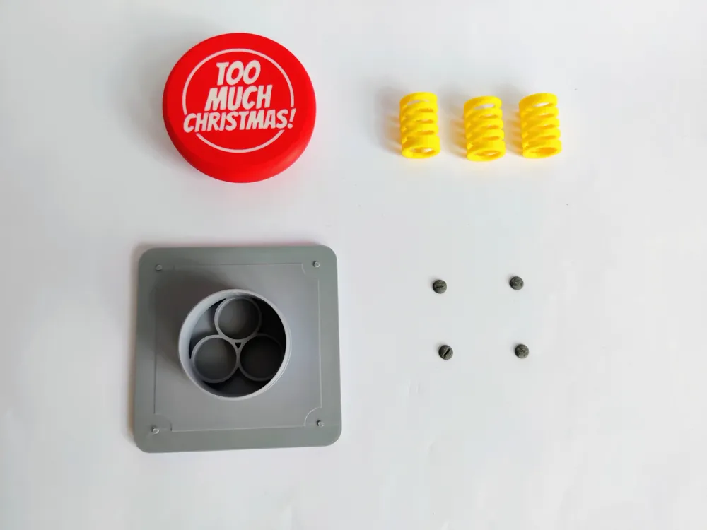 Xmas Panic Button - Free 3D Print Model - MakerWorld