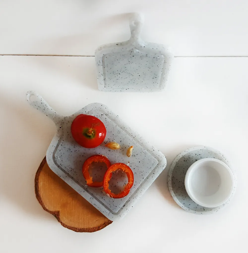 Miniature Cutting Boards 1/12 Scale by Lunahut - MakerWorld