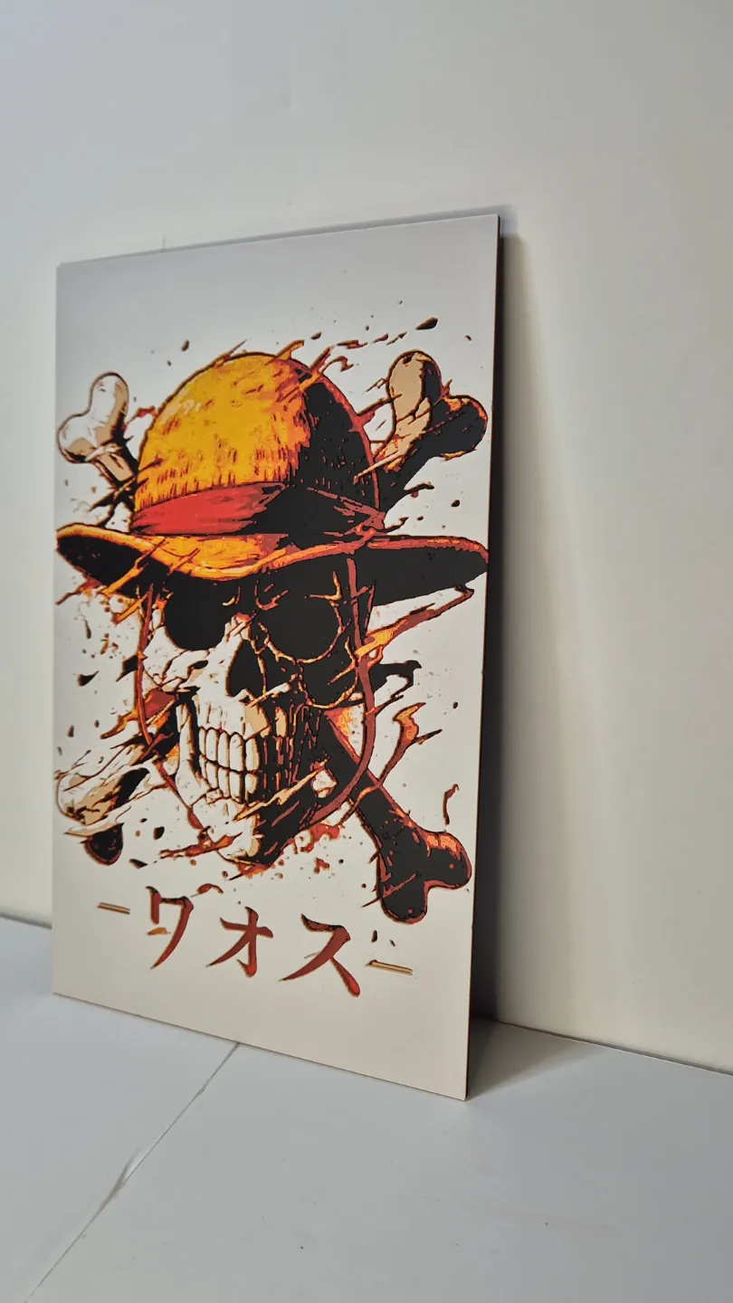 One Piece Art HueForge by julien.pepakura.3d - MakerWorld