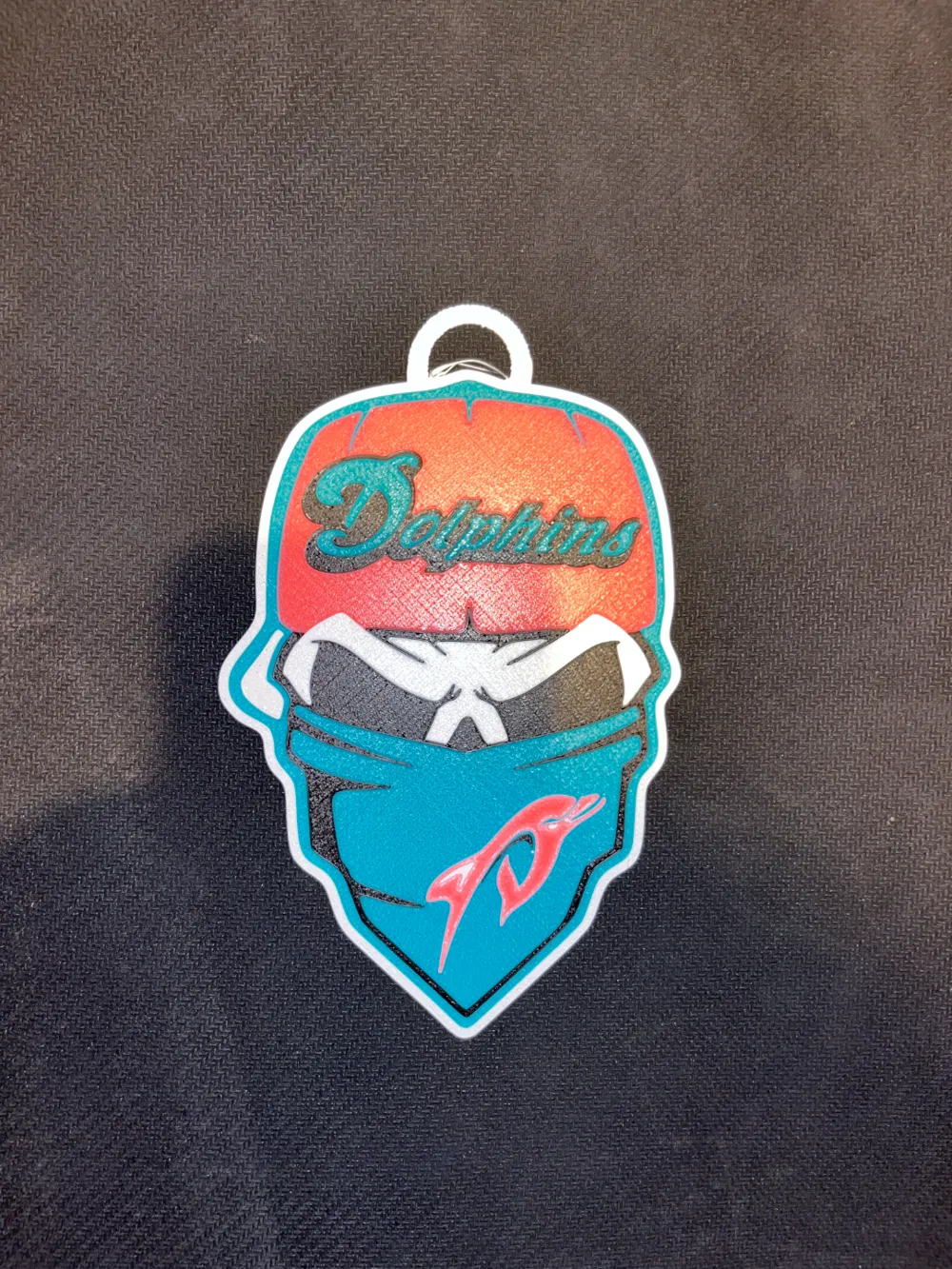 Miami Dolphins Skull Chain **3 DIFFERENT STYLES** by McThuggo - MakerWorld