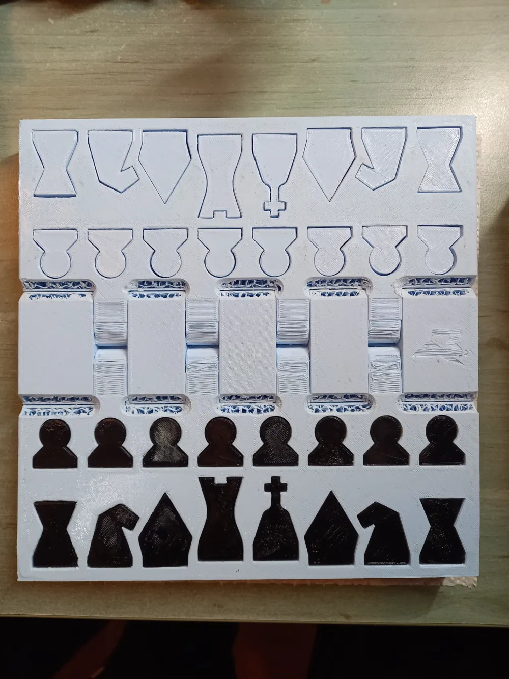 Chess board print in place by user_3389069369 - MakerWorld
