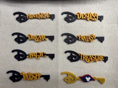 Disney Cruise Ship Key Magnets Fish Extender Gifts - Free 3D Print ...