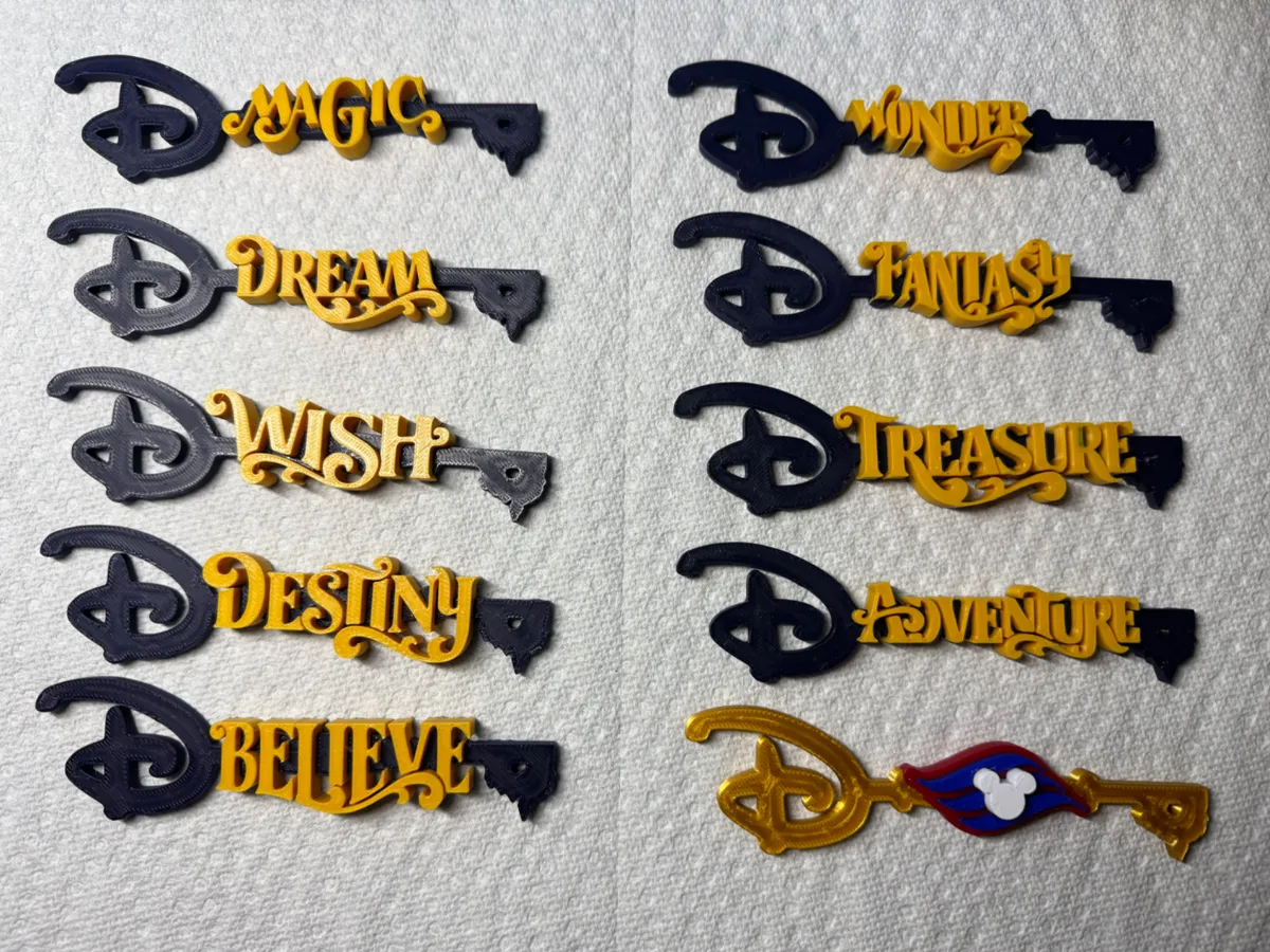 Disney Cruise Ship Key Magnets Fish Extender Gifts - Free 3D Print ...