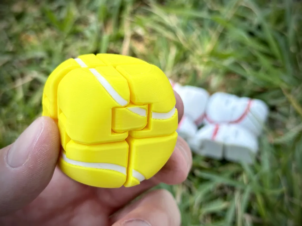 Fidget Cube: Baseball / Tennis by Austin Vojta MakerWorld: Download ...