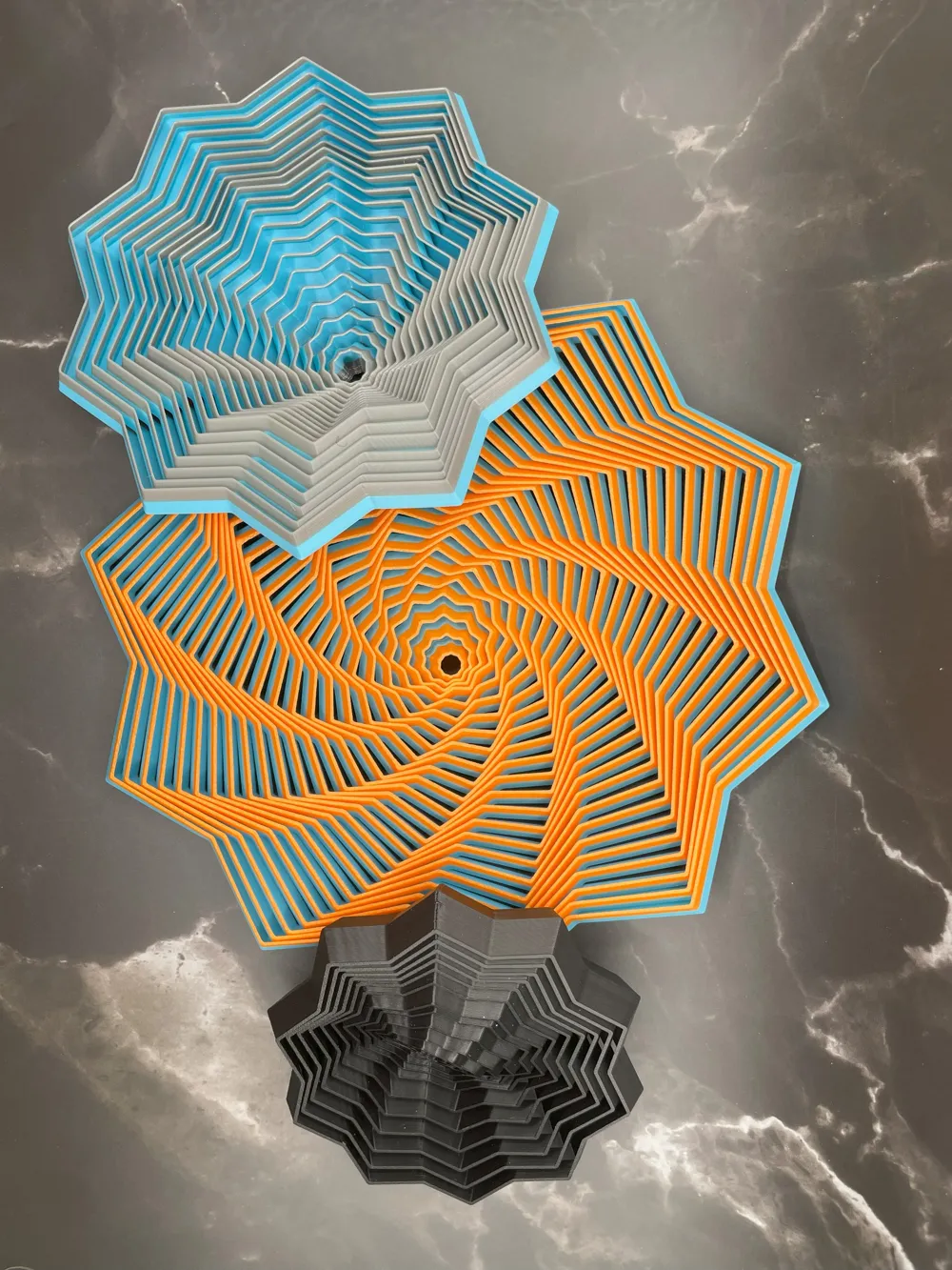 Expanded Sensory Fidget Star w/3 Sizes by Dave'sPrints MakerWorld: Download Free 3D Models