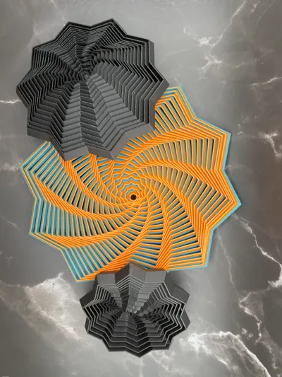 Expanded Sensory Fidget Star w/3 Sizes by Dave'sPrints MakerWorld: Download Free 3D Models