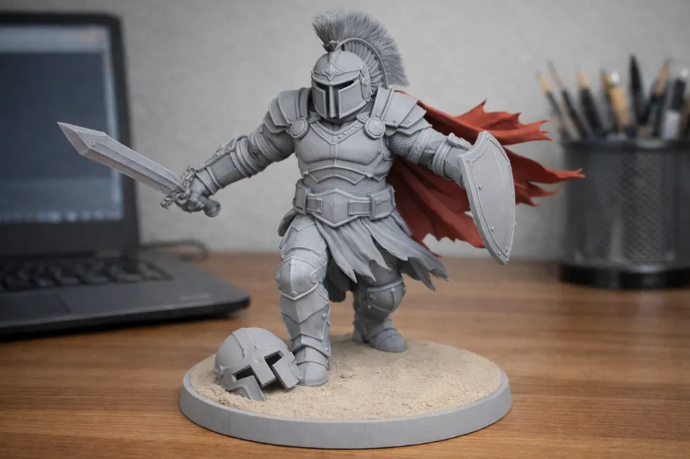 Fantasy Gladiator Maximus - Free 3D Print Model - MakerWorld