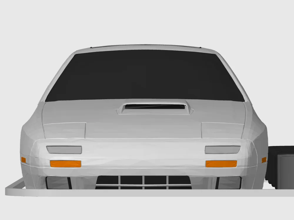 Mazda RX-7 Turbo II (FC3S) Kit Card (1:24 scale) Remixed by The Kit ...