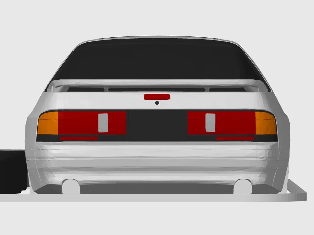 Mazda RX-7 Turbo II (FC3S) Kit Card (1:24 scale) Remixed by The Kit ...