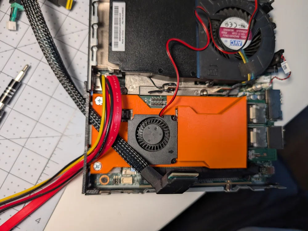 Inspur 9211-8i HBA LSI Fan shroud for Lenovo M920q by STomHacks ...