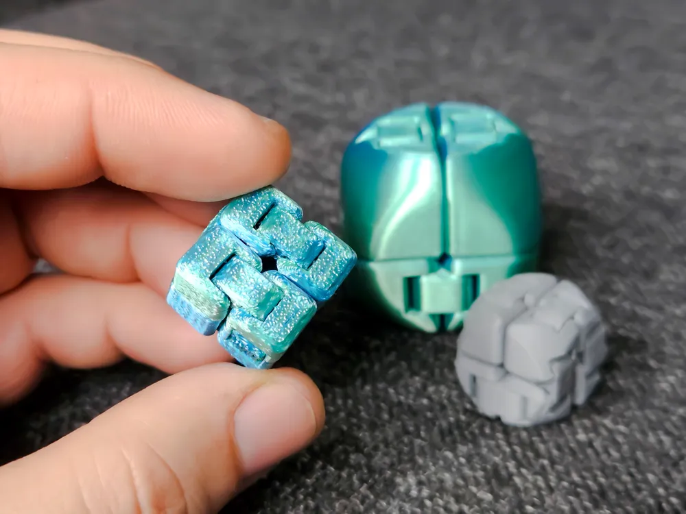 Little round Cube Fidget 6.5g! by Mr_Andre MakerWorld: Download Free 3D Models