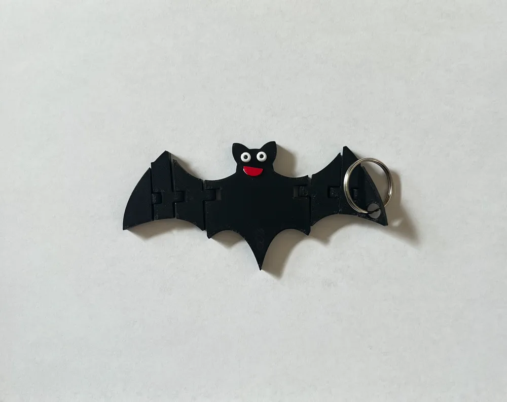 Halloween Articulated Bat Keychain by Hack181 - MakerWorld