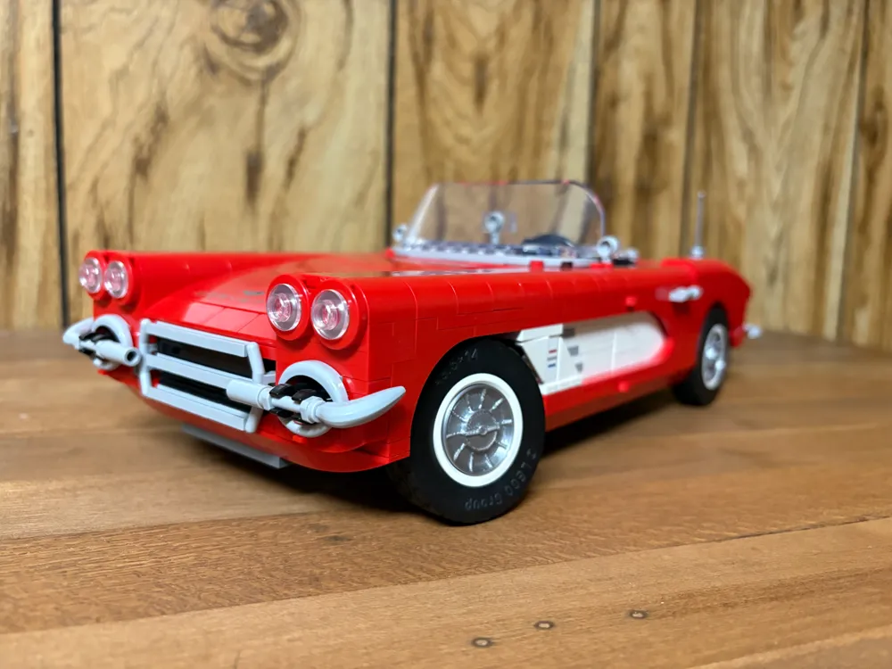 Brick compatible '58 Corvette hubcaps by blwilli - MakerWorld