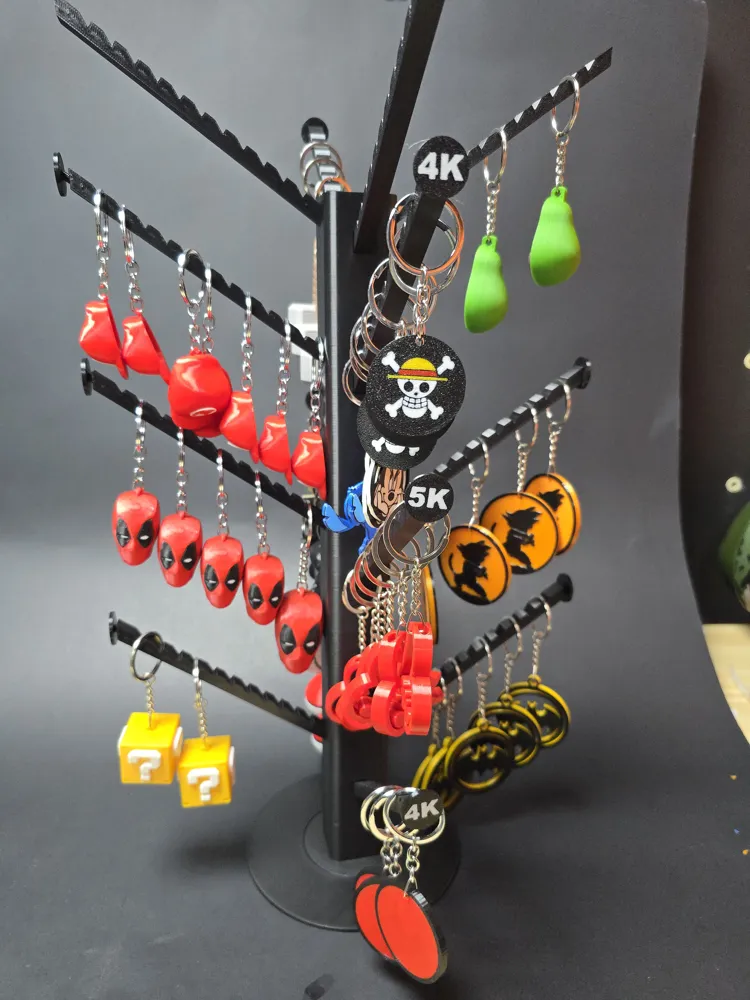 EXHIBIDOR DE LLAVEROS MODULAR XXL - GIRATORIO - Modelo de impresión 3D ...