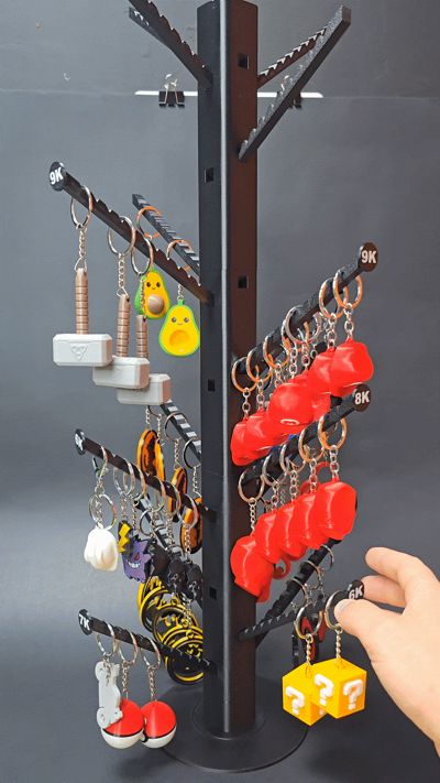 XXL Modular Keychain Display Stand – Rotating by R3DY MakerWorld ...