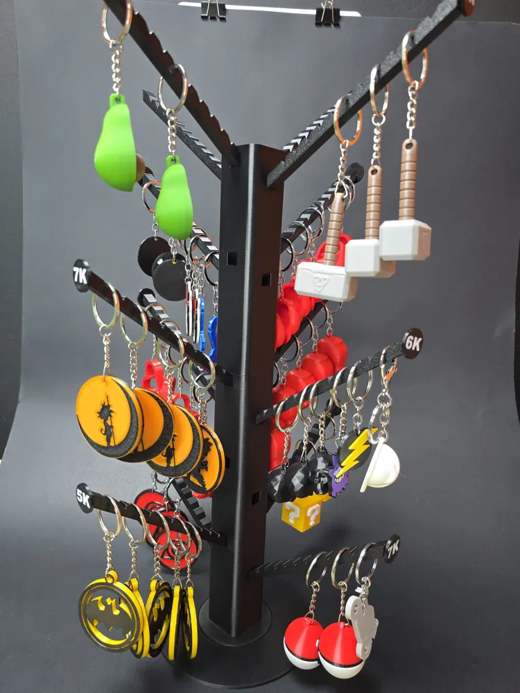 XXL Modular Keychain Display Stand – Rotating by R3DY MakerWorld ...