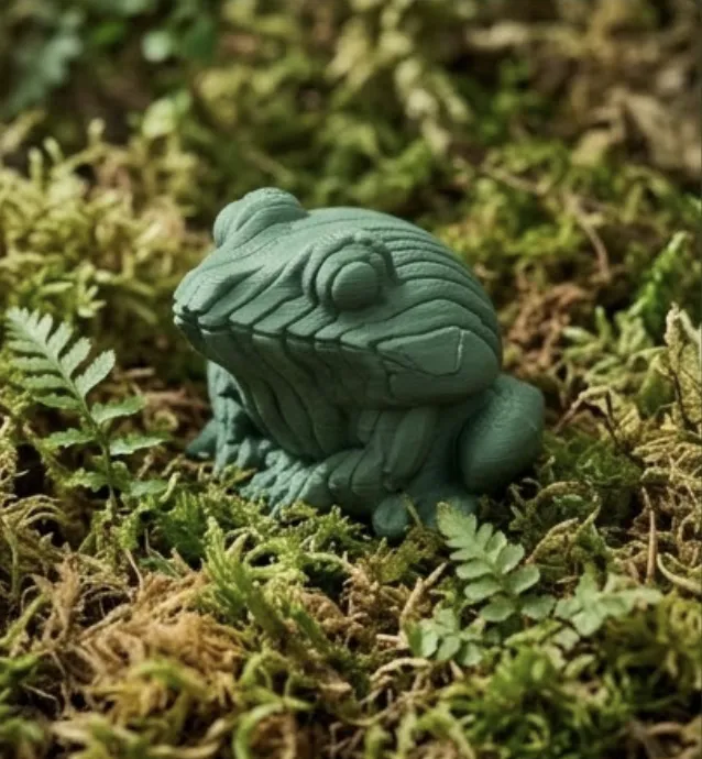 Quantum Ribbit: Lamellar Frog - Free 3D Print Model - MakerWorld